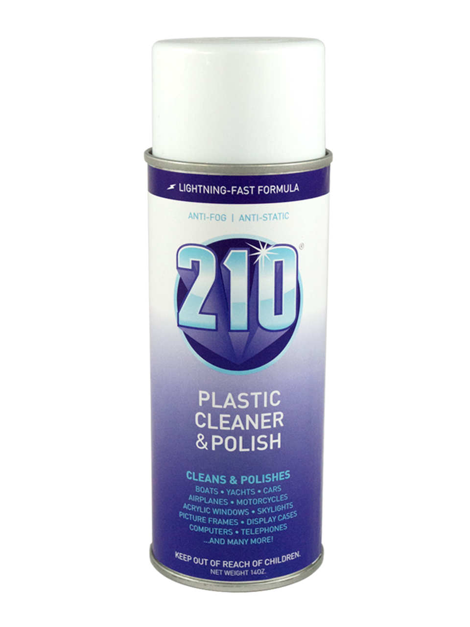 210 Plastic Cleaner & Polish - Buy 2 or more Get a FREE 5 Pack of Smal